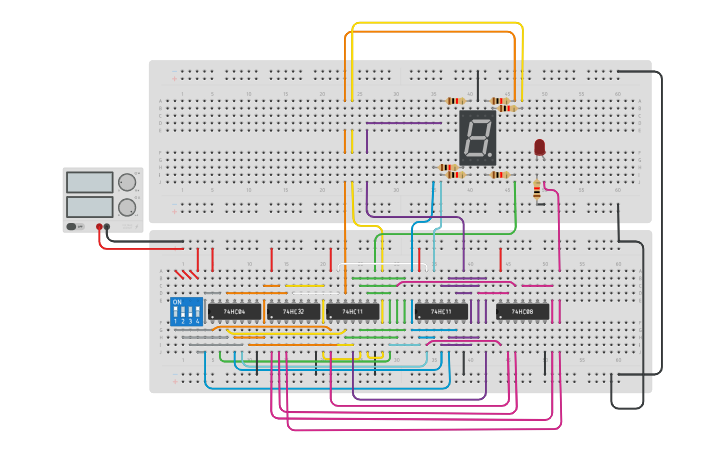 Circuit design Ubicate 6V | Tinkercad