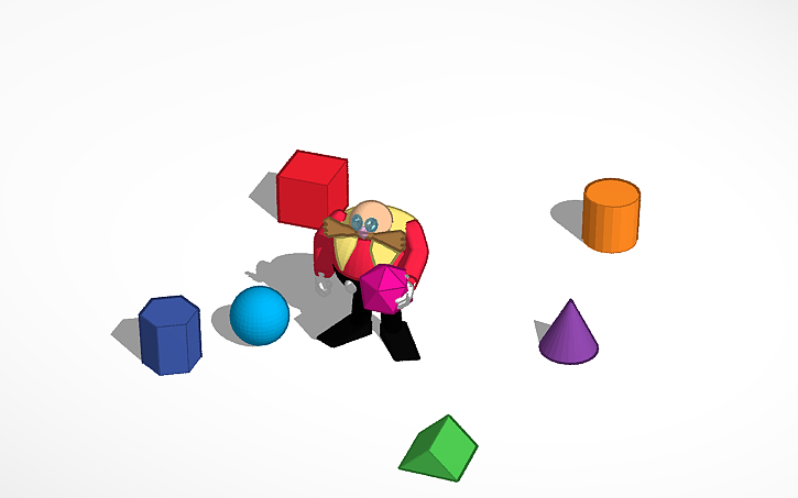 3D design Eggman with the phantom ruby | Tinkercad