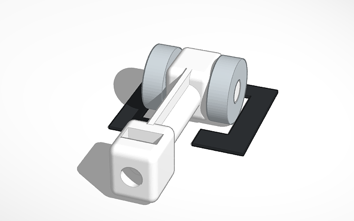 3D design T-Track - Trolly Assembly - Tinkercad