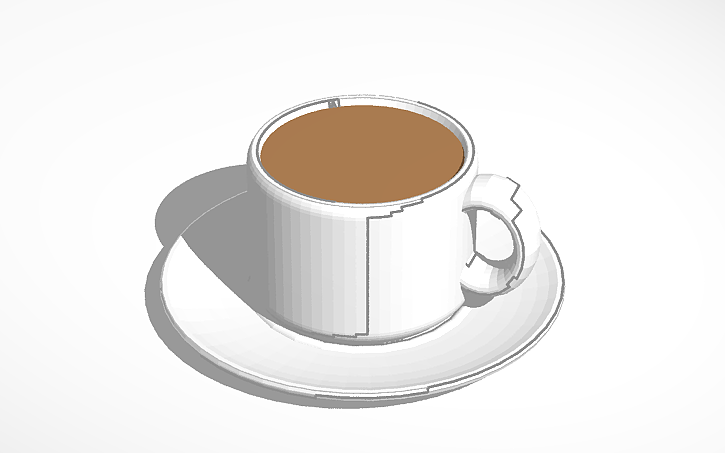 3D design A Simple Cup of Coffee - Tinkercad