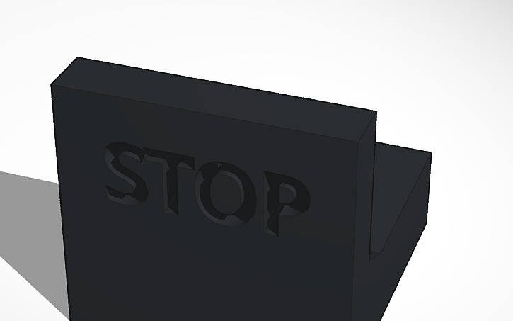 3D design Hot Wheels Car Stopper - Tinkercad
