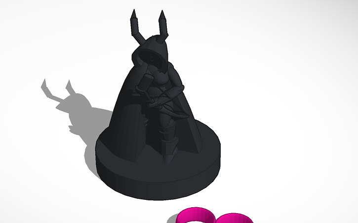 3D design DND Theif - Tinkercad