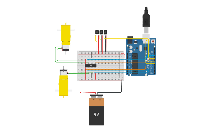 Circuit design lab05 - Tinkercad
