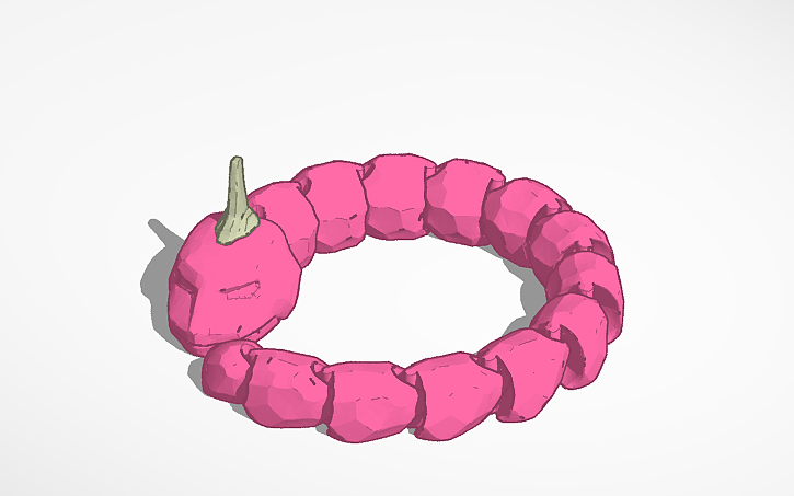 3D design Flexi Onix - Tinkercad