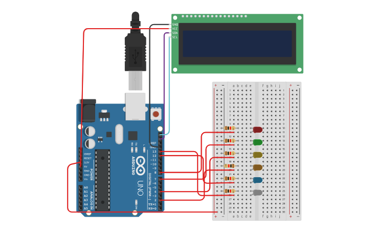 Circuit design Midterm Part II - Tinkercad