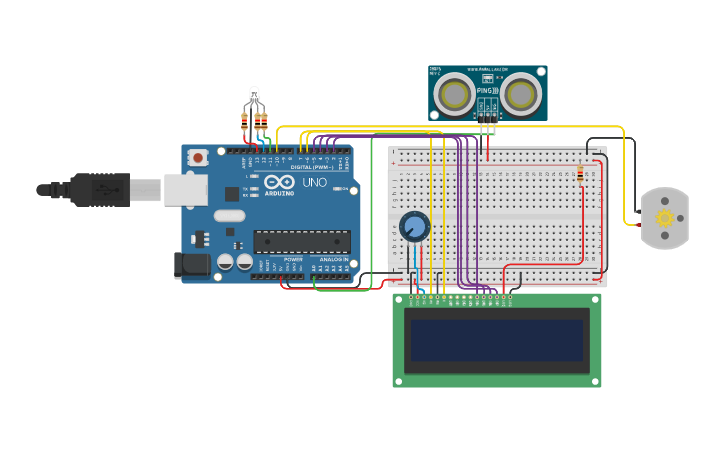 Circuit design problema 2 semana 10 | Tinkercad