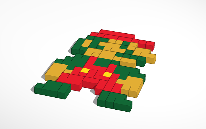 3D design It's a me MARIO - Tinkercad