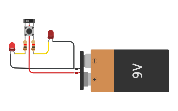 Circuit Design Switch Light Tinkercad