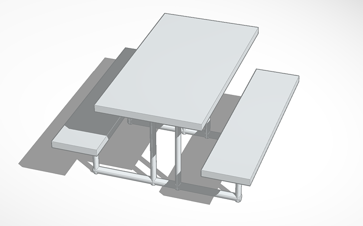 3D design table | Tinkercad