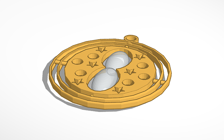 3D design time turner - Tinkercad