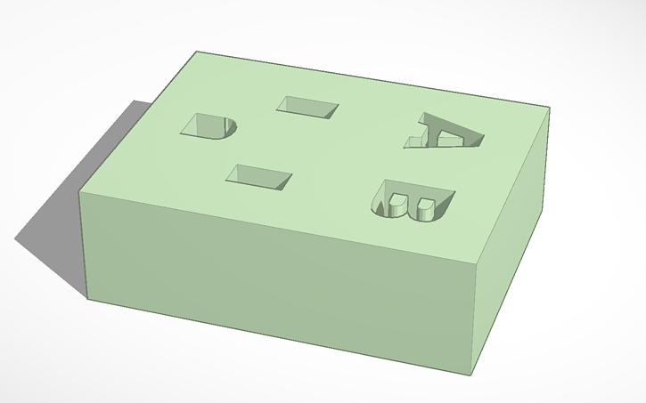 3D design Power Outlet Scale Model - Tinkercad