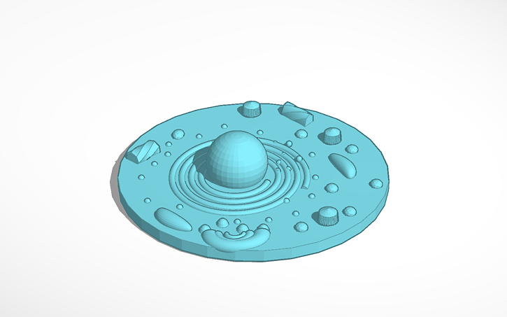 3D design Ella's Animal Cell 6th Grade Science - Tinkercad