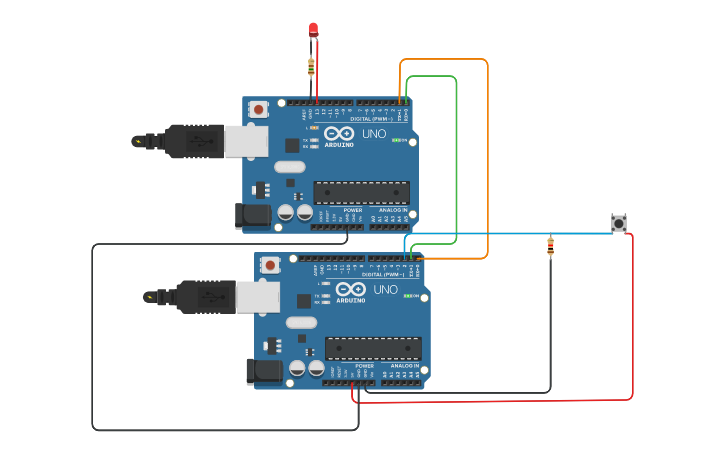 Circuit Design Serial Communication Example Tinkercad