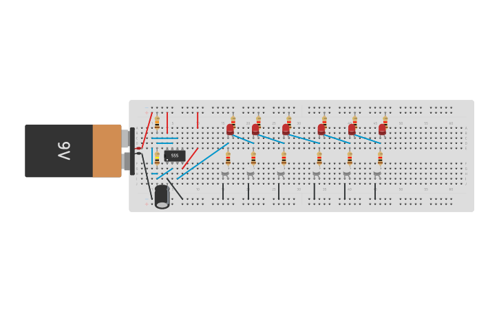 Circuit design Breadboarding Project Group 3 | Tinkercad