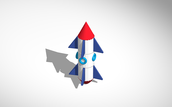 3D design nasa rocket 2.0 | Tinkercad