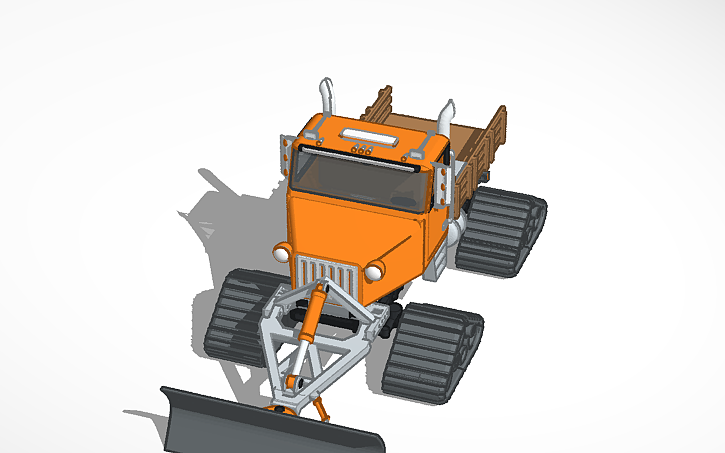3D design WIP Snow machine - Tinkercad