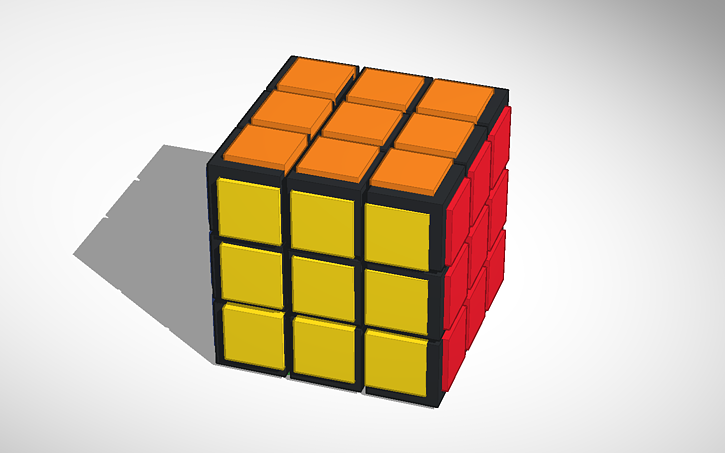 3D design Rubic cube | Tinkercad
