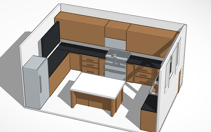 3D design Bar 2 (With TV) | Tinkercad