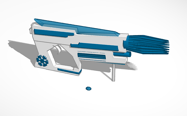 3D design Ice Blaster - Tinkercad