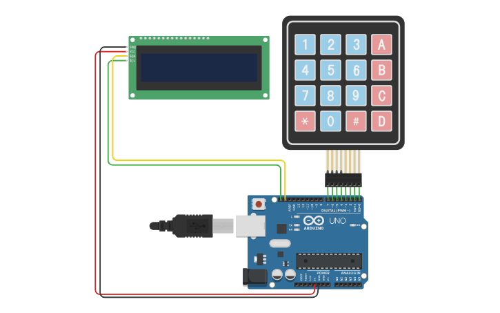 Circuit design my_calculator - Tinkercad