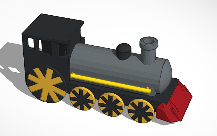 3D design A train - Tinkercad