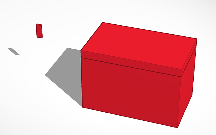 3D design project box v1 - Tinkercad