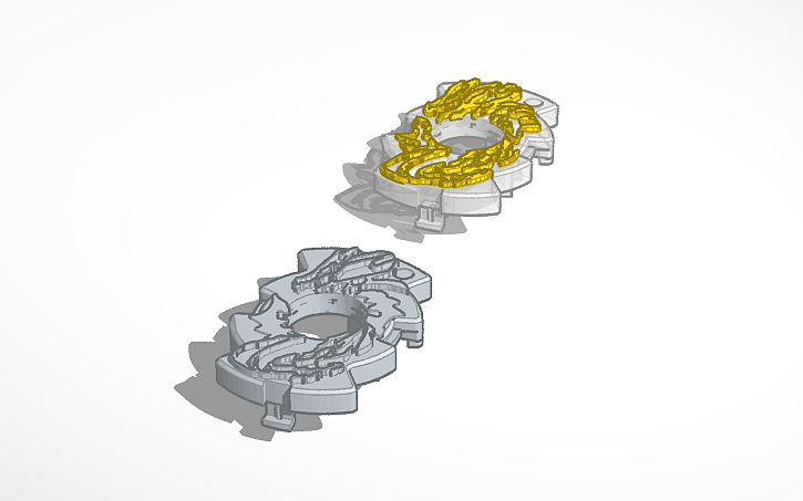 3D design Superking Fafnir chip - Tinkercad