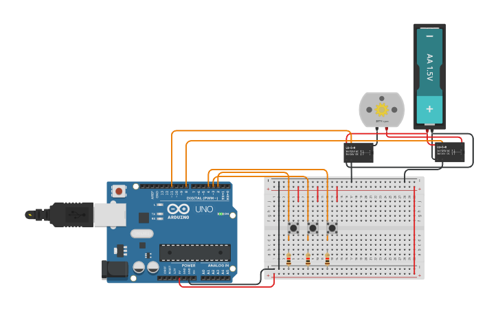 Circuit design Atividade 11 - MPM - Tinkercad