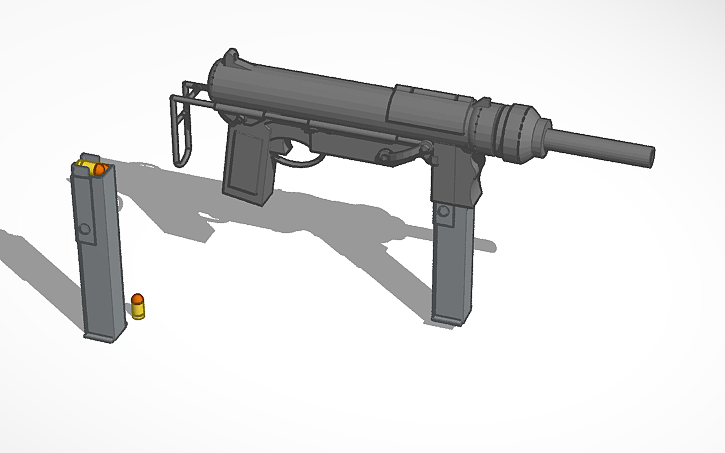 3D design M3 SMG - Tinkercad