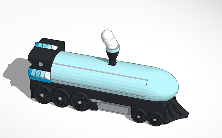 3D design Copy of ice train #Trains - Tinkercad