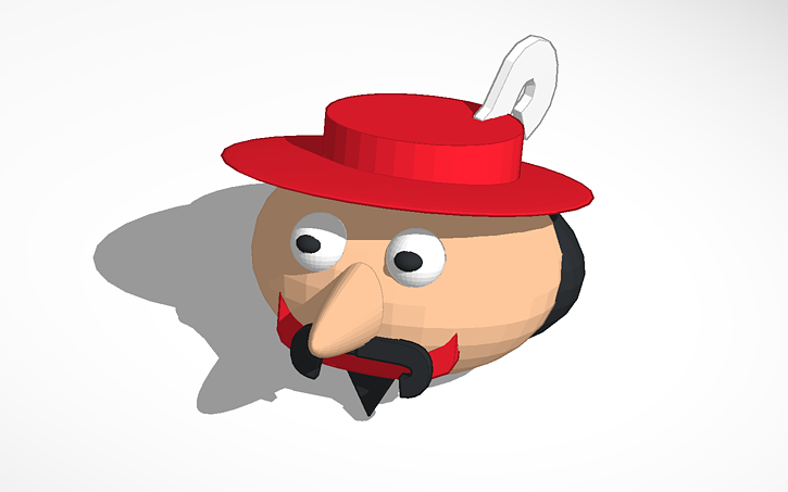 3D design Cyrano de bergerac - Tinkercad