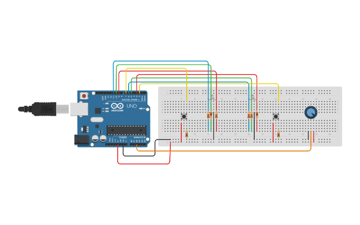 Circuit design projeto final | Tinkercad