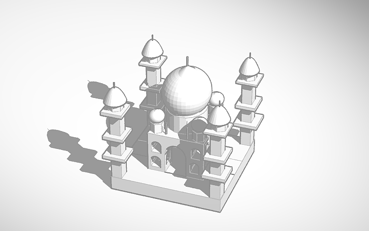 3D design gd30892 famous building | Tinkercad