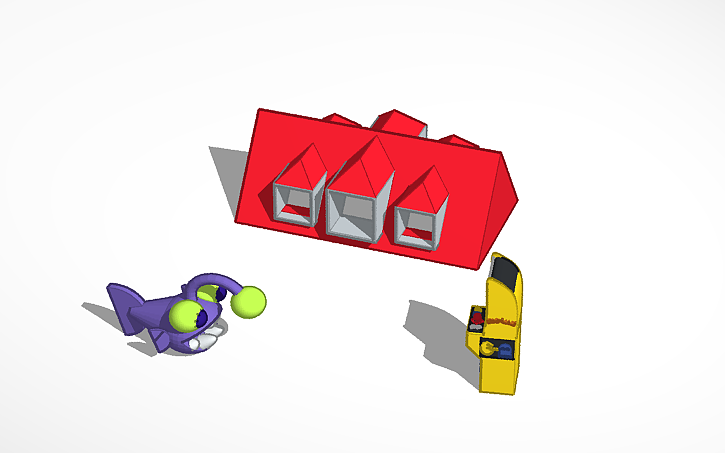 3D design falling things - Tinkercad