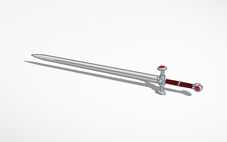 3D design Fantasy Sword - The Sardurkha Hex - Tinkercad