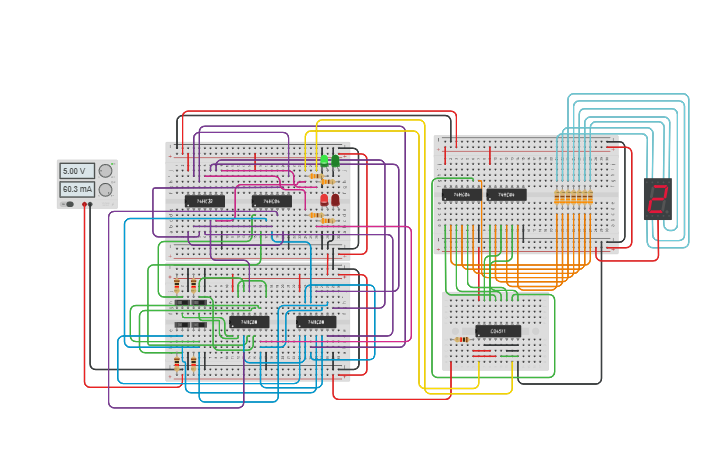 Circuit design Vending Machine - Tinkercad