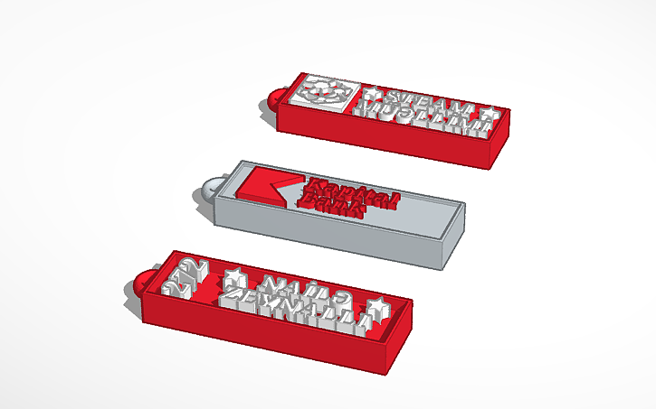 3D design BRELOK - Tinkercad