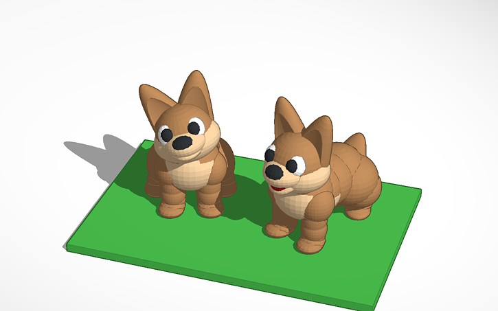 3D design Dogs - Tinkercad