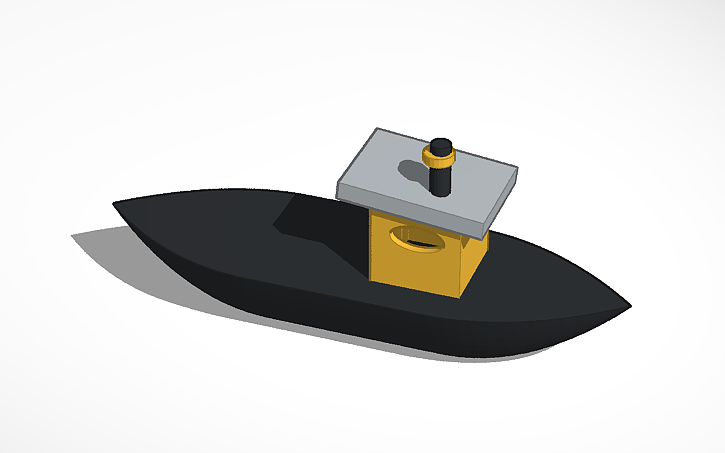 3d Design Beginner Boat Tinkercad