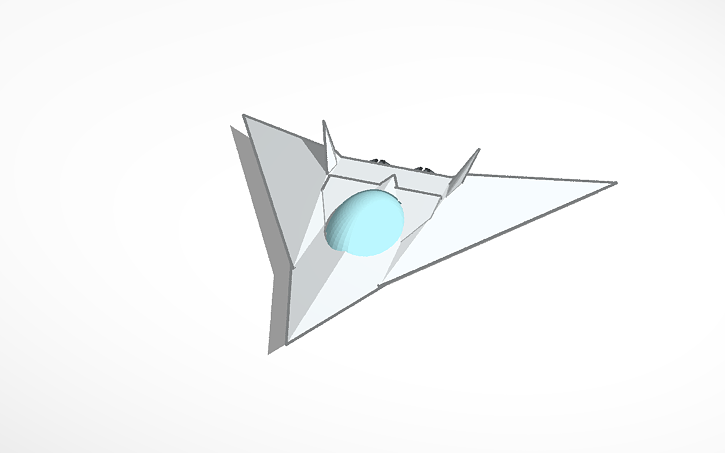 3D design Simple Spaceship - Tinkercad