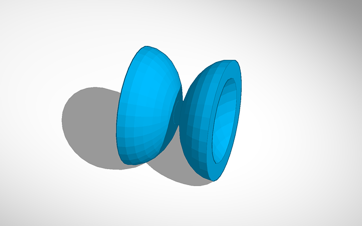 3D design yoyo - Tinkercad