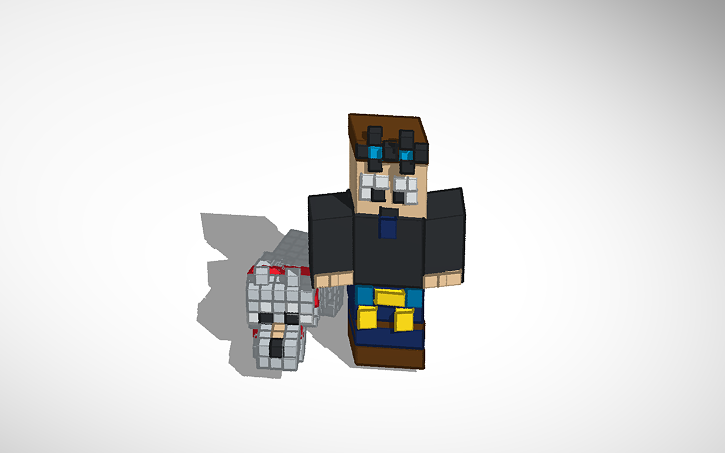 3D design DanTDM FanBuild - Tinkercad