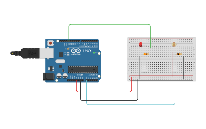 Circuit design Paolaguerra_curso_práctica 6 Arduino_texto - Tinkercad