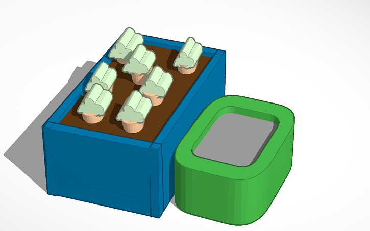 3D design rubbish bin - Tinkercad