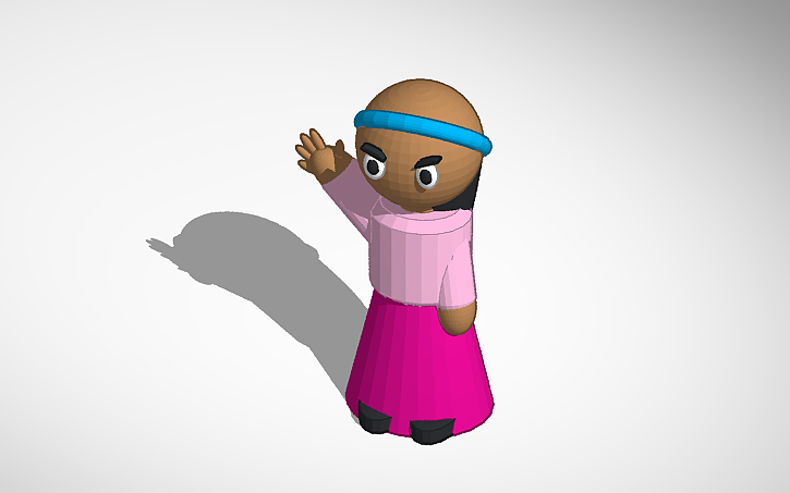 3D design Woman - Tinkercad