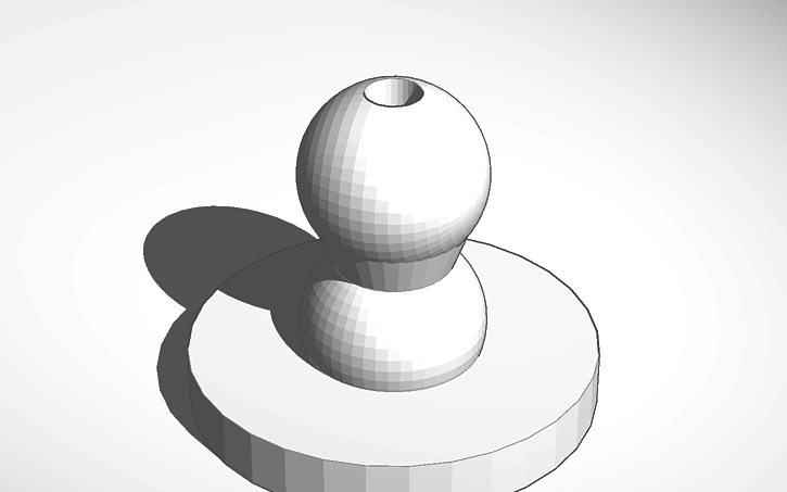 3D design Figure Base - Tinkercad