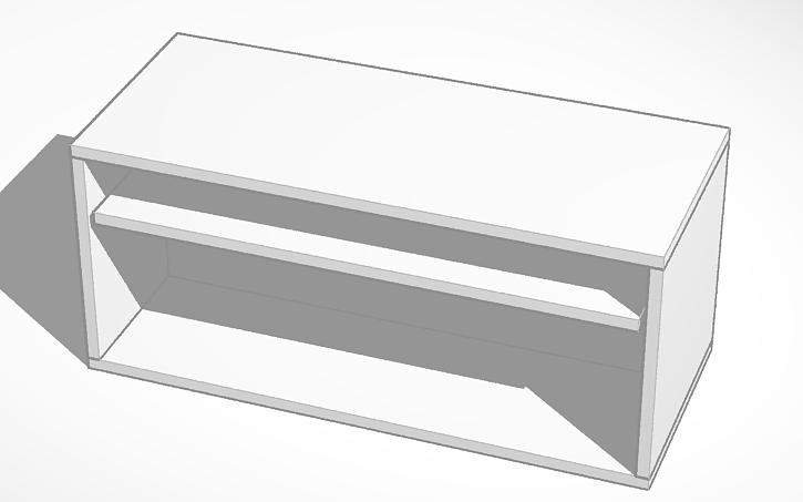3D design Rack - Tinkercad