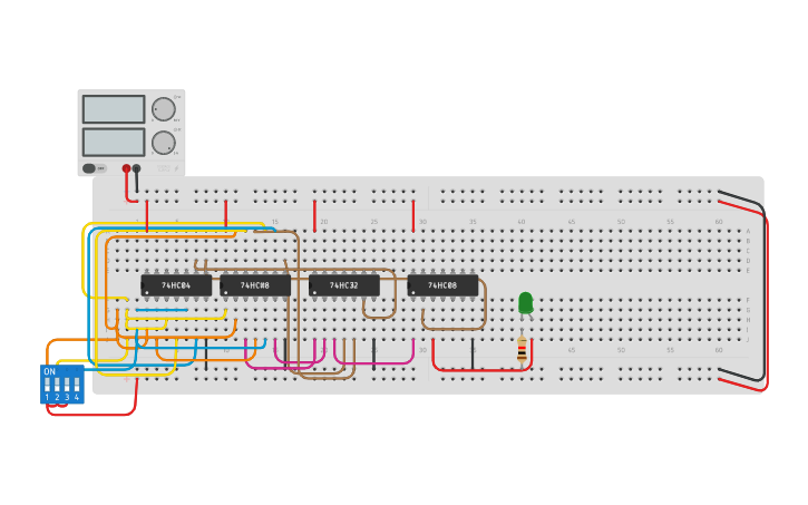 Circuit design atividade | Tinkercad