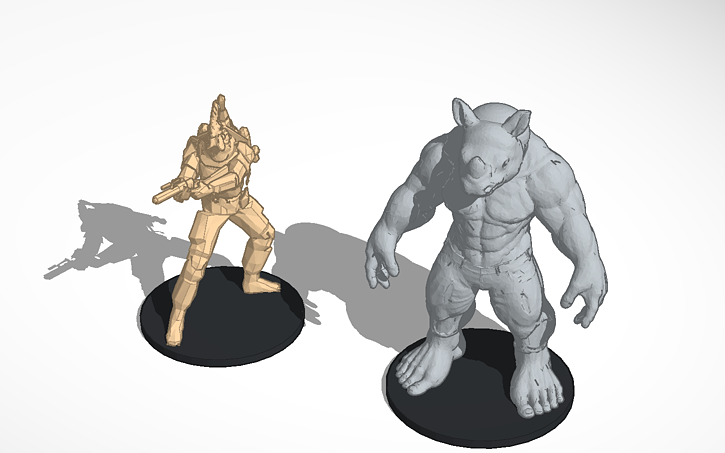 3D design Multiverse Characters - Tinkercad