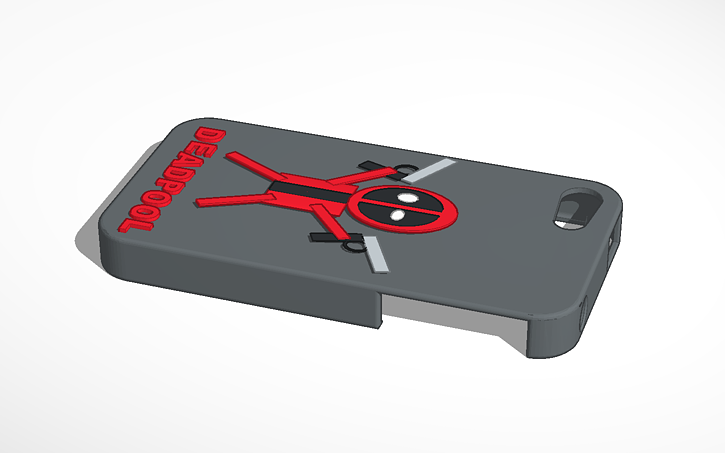 3D design Deadpool - Tinkercad